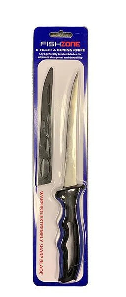 FISHZONE 6" Fillet & Boning Knife – Baracuda Fishing Tackle